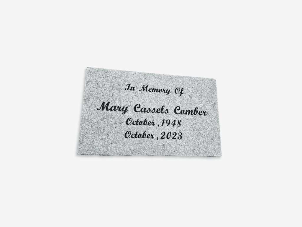 Customizable Flat Granite Marker #2024-055 - ProMemorials.com
